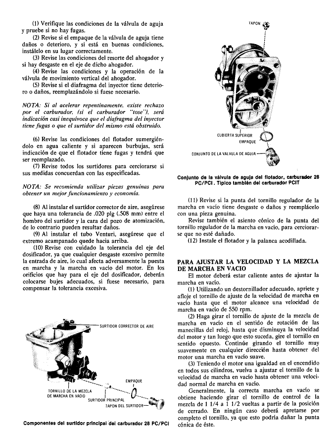 Sistema de Combustible